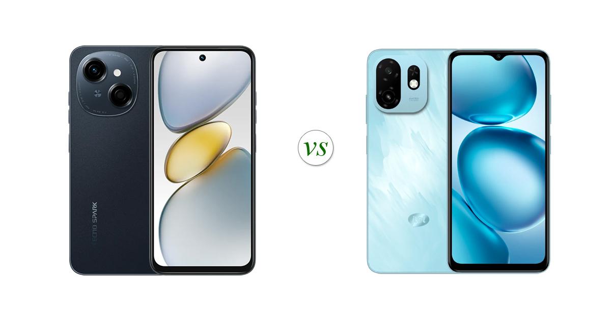 TECNO SPARK Go 1 vs itel A100C: Side by Side Specs Comparison
