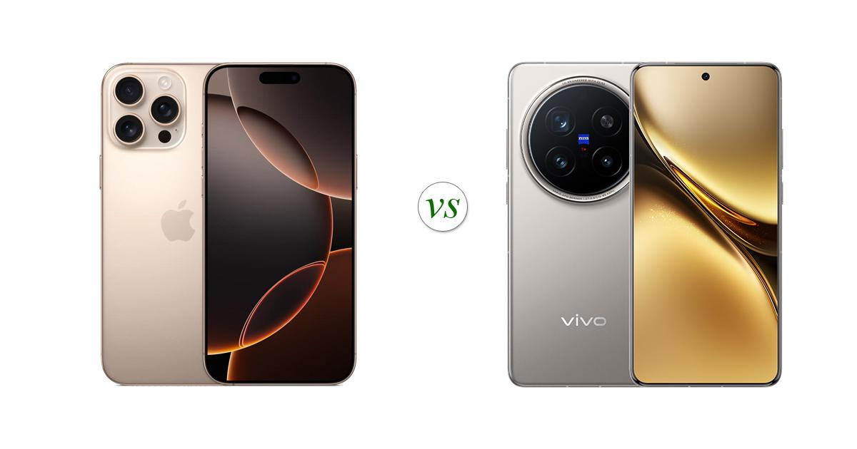 Apple iPhone 16 Pro Max vs vivo X200 Pro: Side by Side Specs Comparison