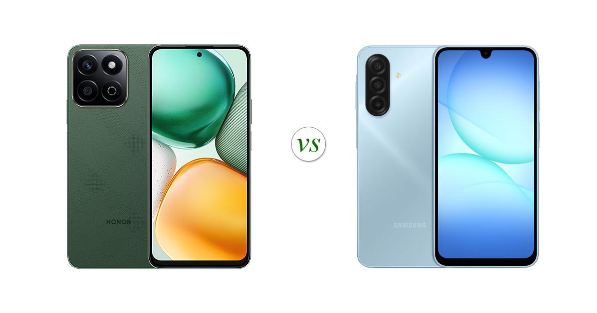 HONOR X7c vs Samsung Galaxy A17 LTE: Side by Side Specs Comparison