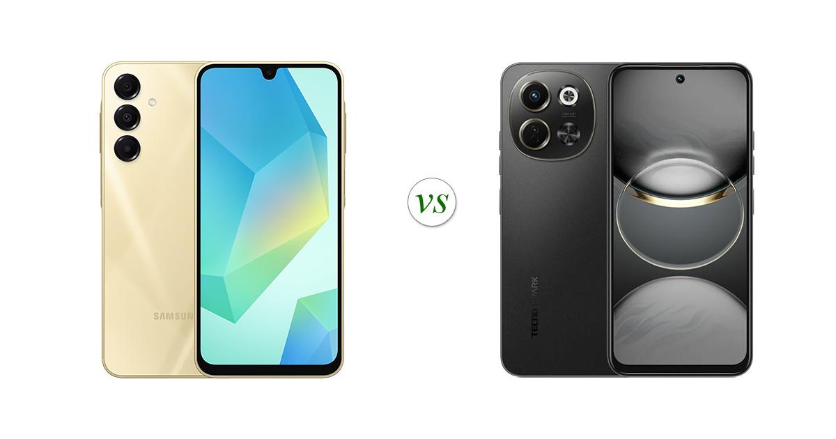 SAMSUNG Galaxy A16 5G vs TECNO SPARK 30 5G: Side by Side Specs Comparison