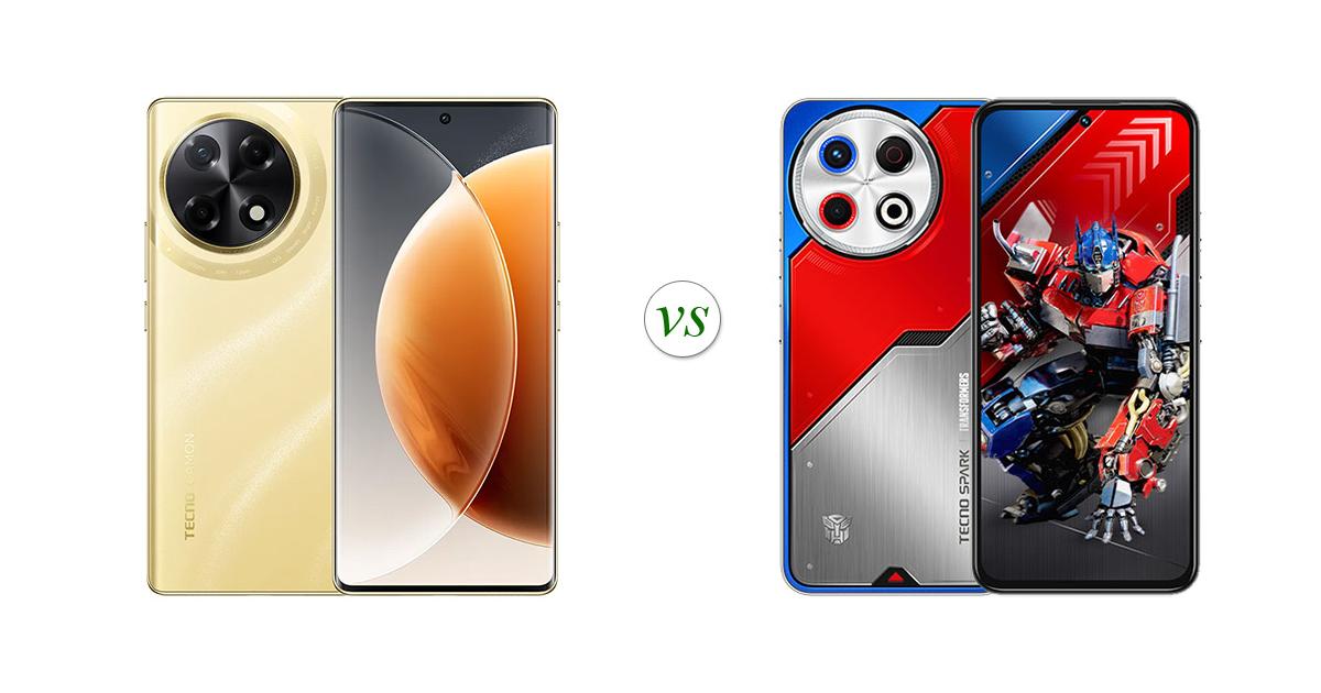 TECNO CAMON 30S vs TECNO SPARK 30 Pro: Side by Side Specs Comparison