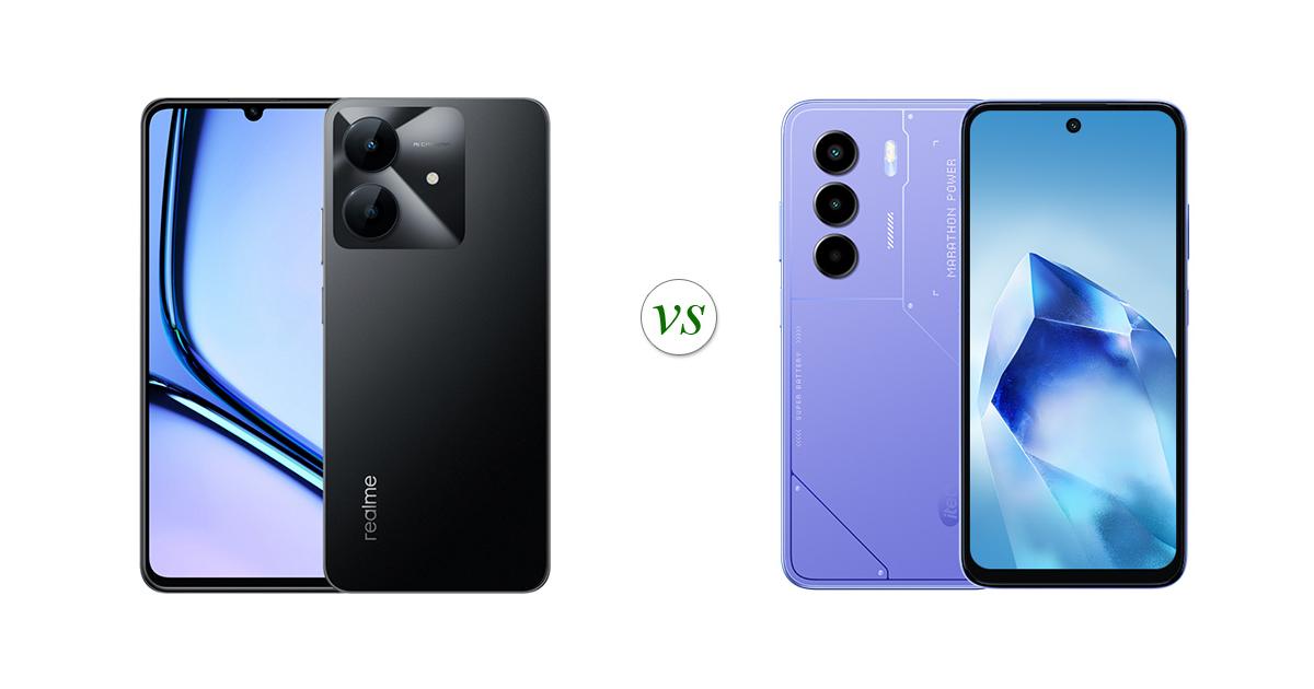realme Note 60x vs itel Power 70: Side by Side Specs Comparison