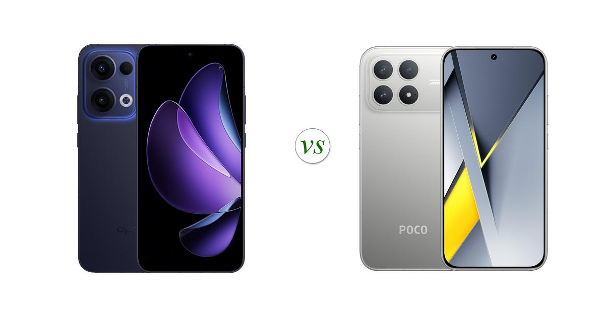 OPPO Reno13 5G vs POCO F8 Pro: Side by Side Specs Comparison