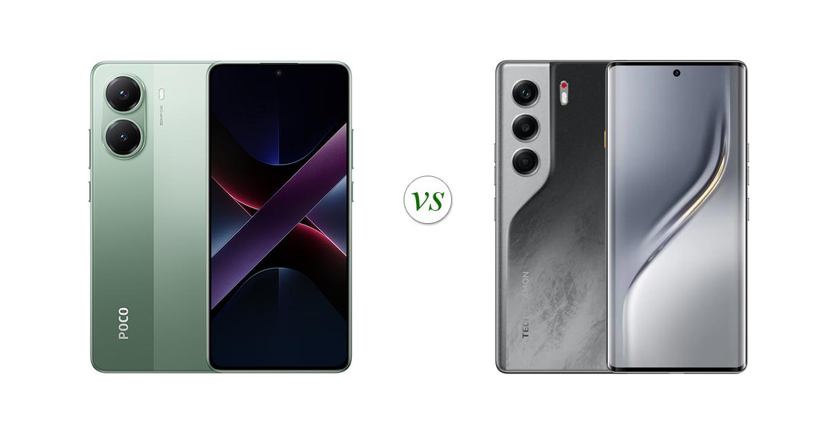 POCO X7 Pro vs TECNO CAMON 40 Pro 5G: Side by Side Specs Comparison
