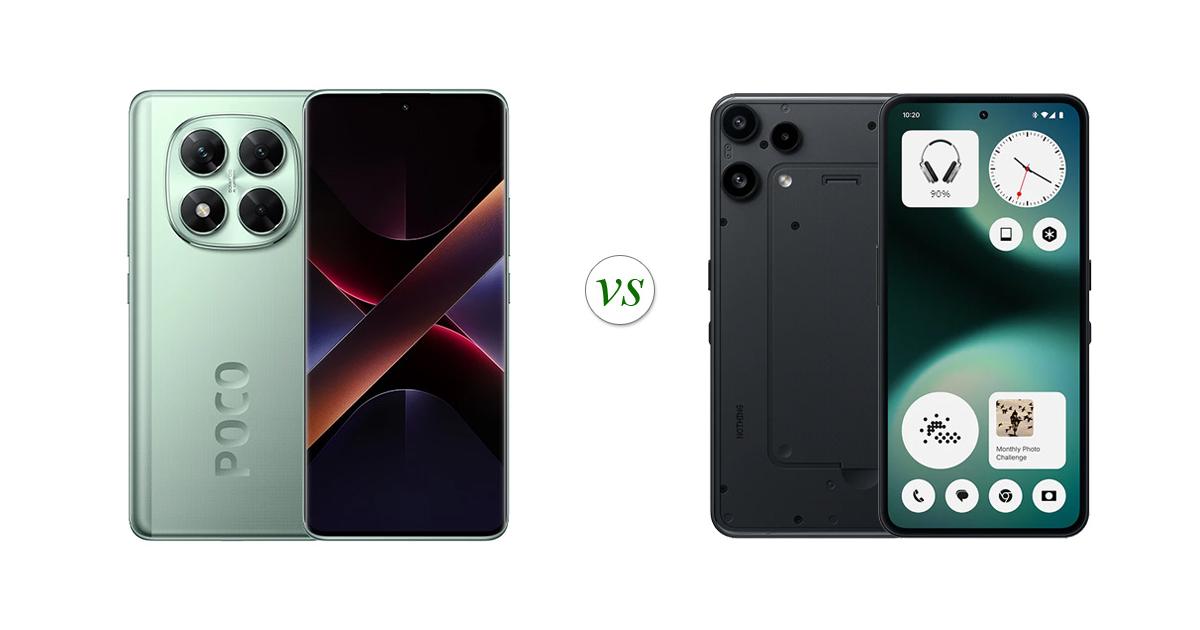 POCO X7 vs Nothing Phone (3a) Lite: Side by Side Specs Comparison