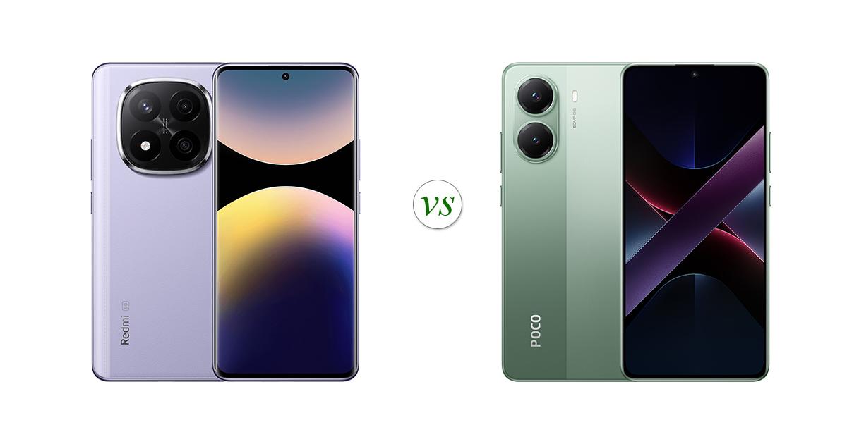 Redmi Note 14 Pro+ 5G vs POCO X7 Pro: Side by Side Specs Comparison