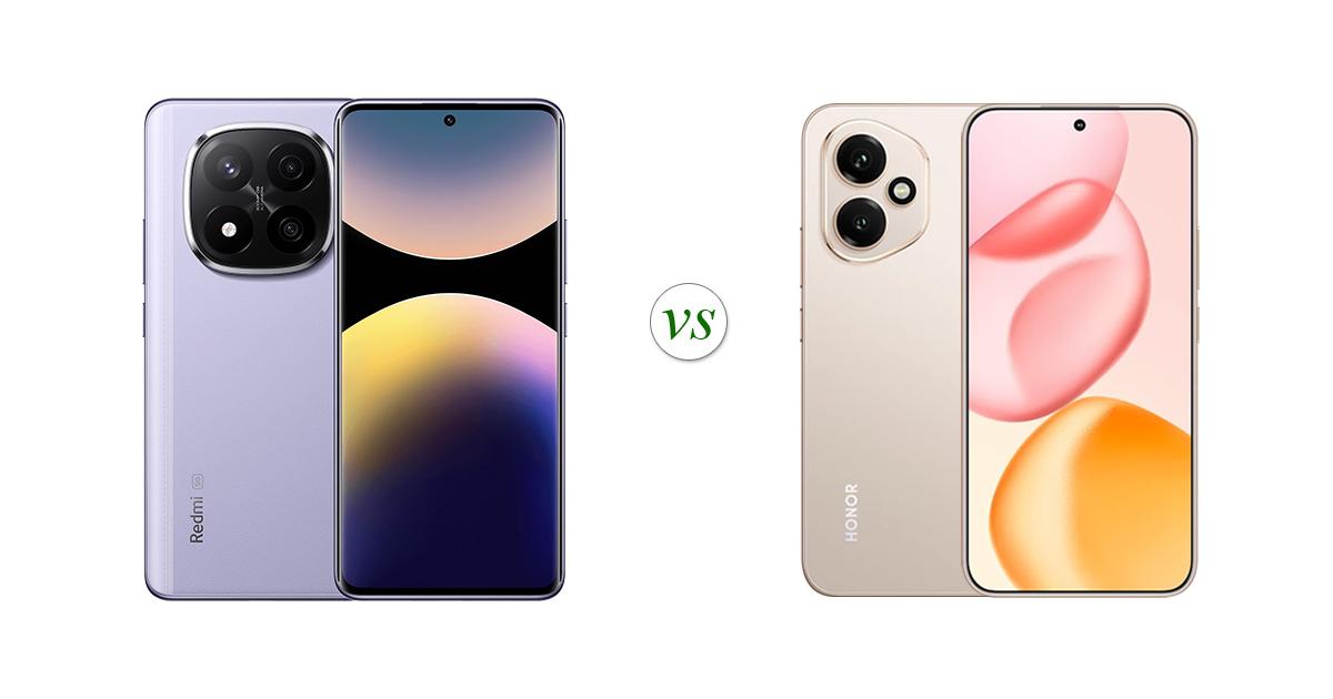 Redmi Note 14 Pro+ 5G vs HONOR 400 5G: Side by Side Specs Comparison