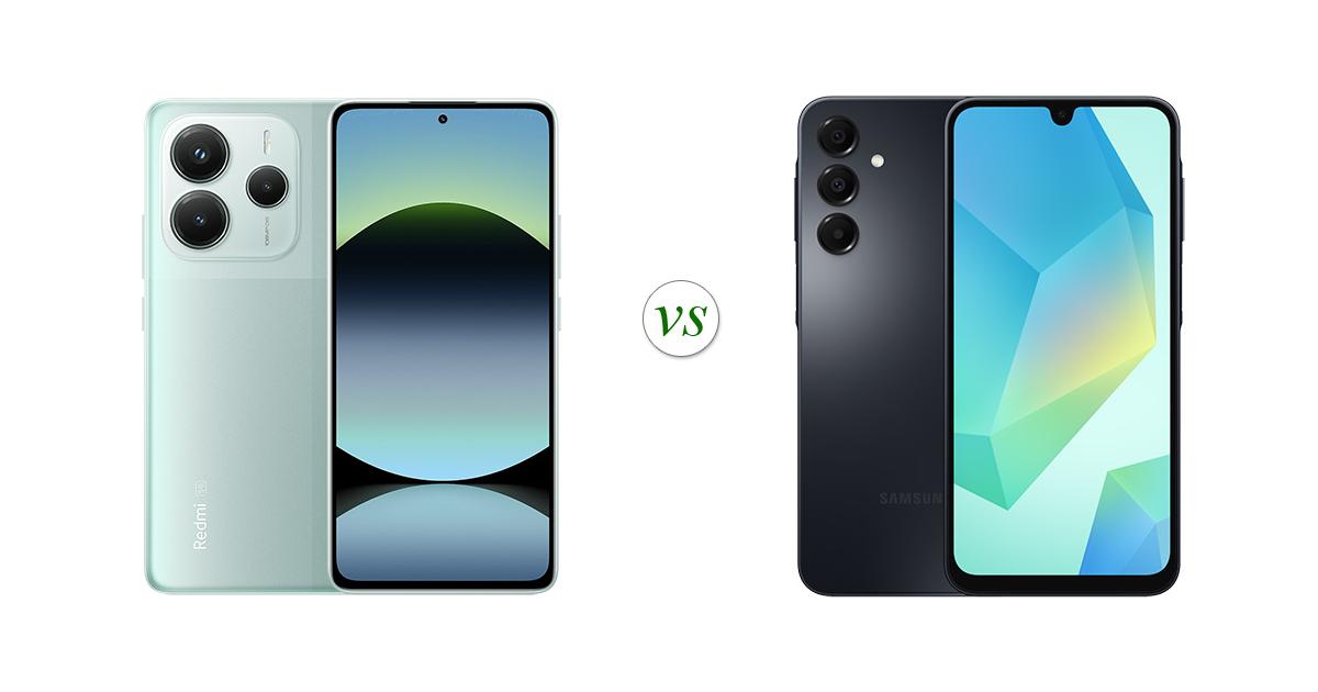 Redmi Note 14 vs SAMSUNG Galaxy A16 LTE: Side by Side Specs Comparison