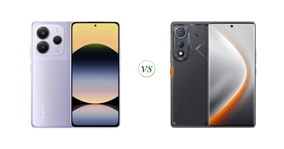 Redmi Note 14 5G vs TECNO POVA Curve 5G: Side by Side Specs Comparison