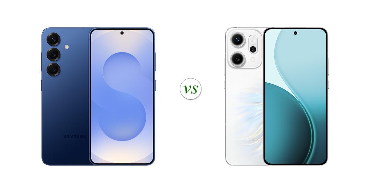SAMSUNG Galaxy S25 vs OPPO Reno14 Pro 5G: Side by Side Specs Comparison
