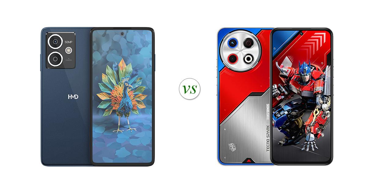 HMD Crest 5G vs TECNO SPARK 30 Pro: Side by Side Specs Comparison