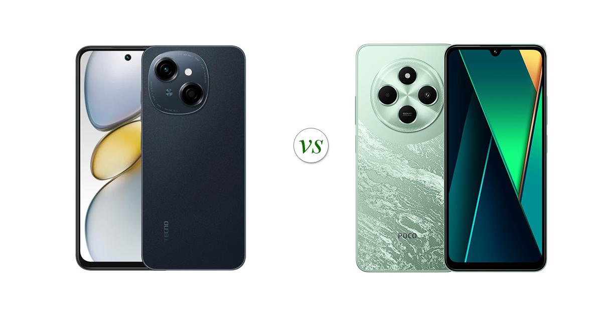 TECNO SPARK Go 1s vs POCO C75: Side by Side Specs Comparison