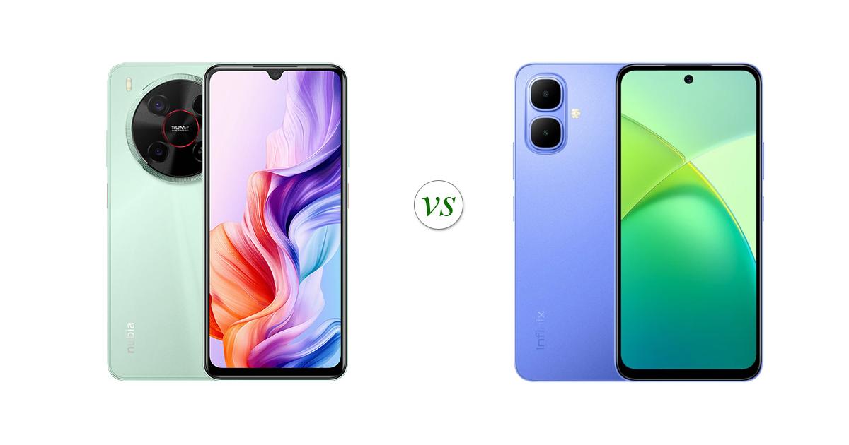 nubia V70 Max vs Infinix SMART 10: Side by Side Specs Comparison