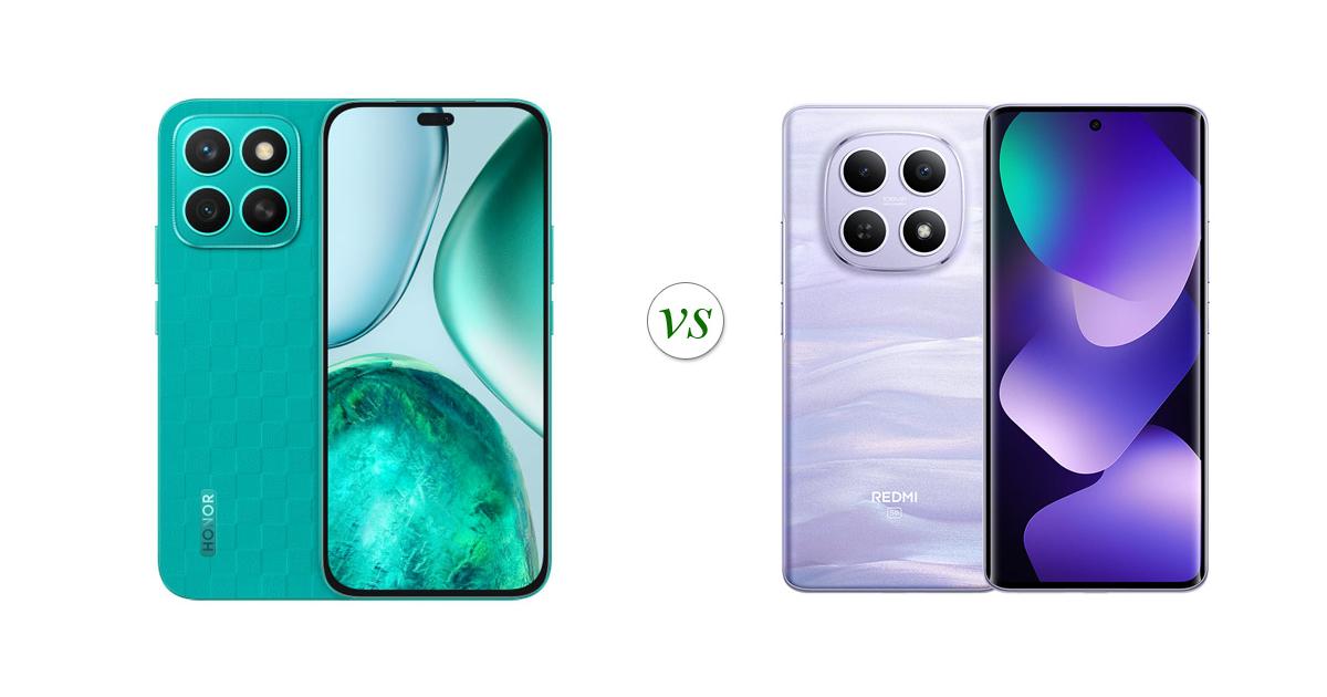 HONOR X8c vs Redmi Note 15 5G: Side by Side Specs Comparison