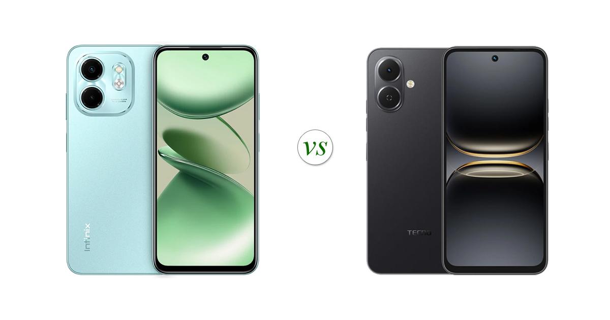 Infinix SMART 9 HD vs TECNO SPARK Go 2: Side by Side Specs Comparison