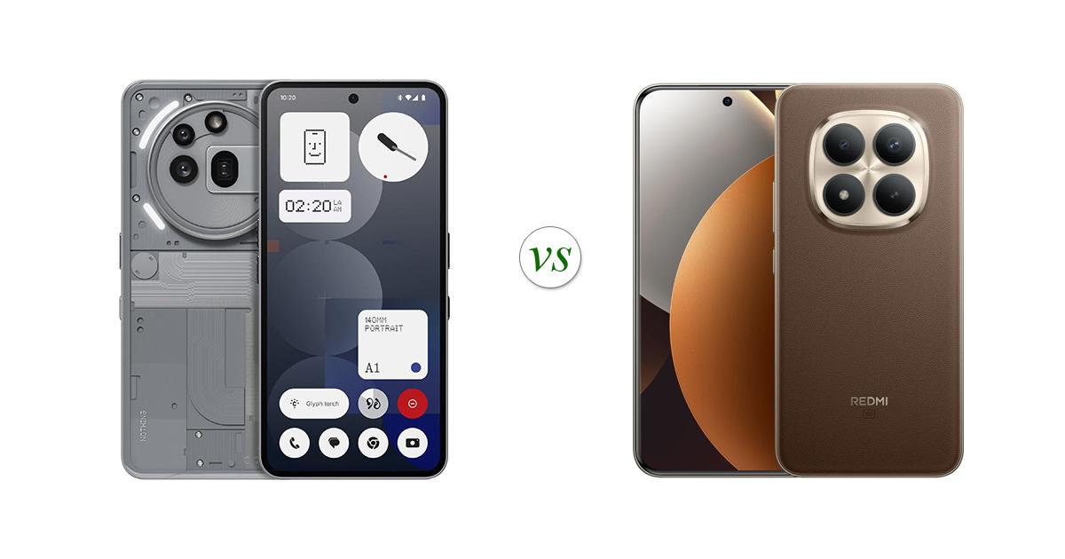 Nothing Phone (3a) Pro vs Redmi Note 15 Pro+ 5G: Side by Side Specs ...
