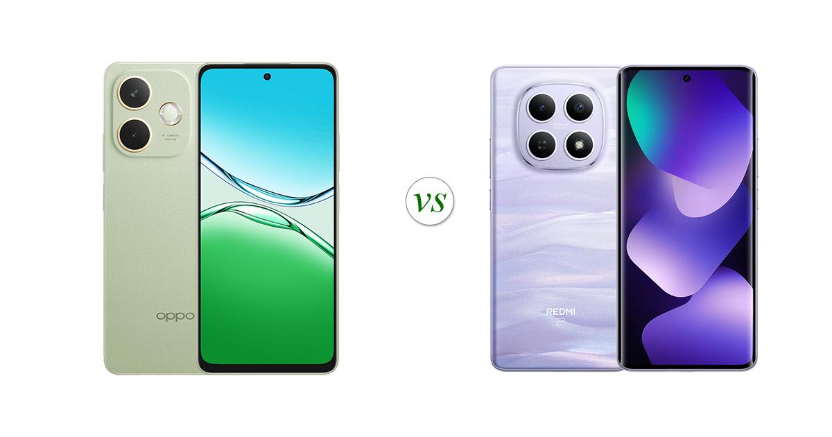 OPPO A5 Pro vs Redmi Note 15 5G: Side by Side Specs Comparison