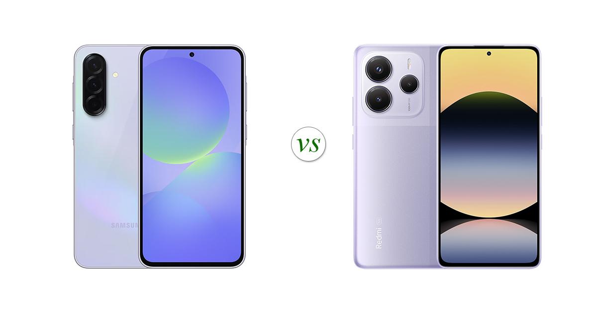 SAMSUNG Galaxy A36 5G vs Redmi Note 14 5G: Side by Side Specs Comparison