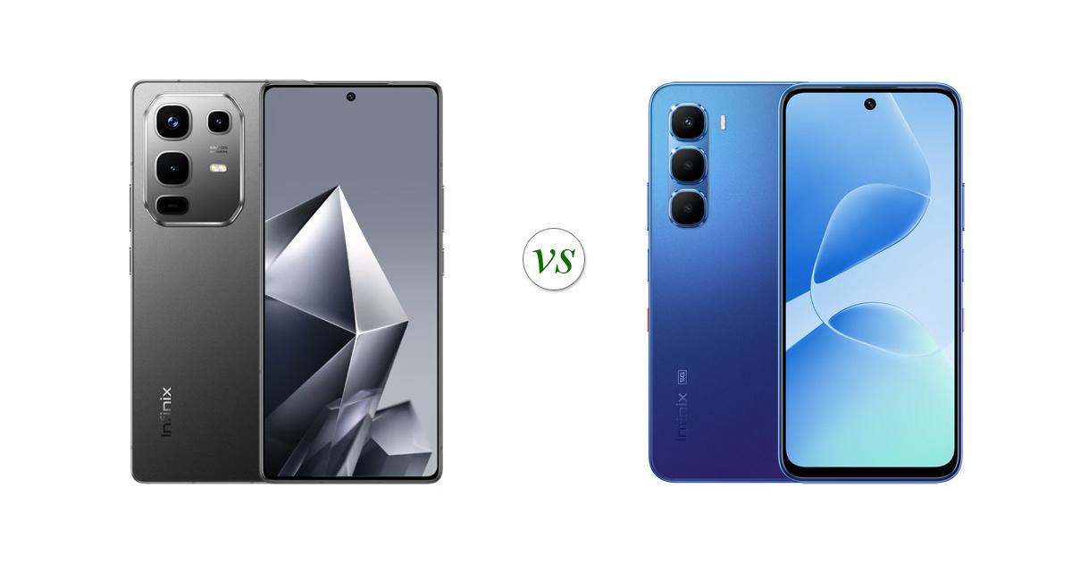 Infinix NOTE 50 vs Infinix HOT 60 5G+: Side by Side Specs Comparison