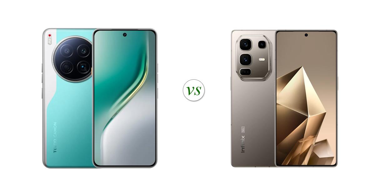 TECNO CAMON 40 Premier 5G vs Infinix NOTE 50 Pro+ 5G: Side by Side Specs Comparison