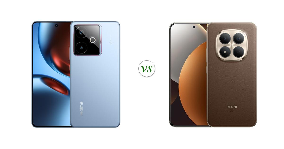 realme GT 7T vs Redmi Note 15 Pro+ 5G: Side by Side Specs Comparison