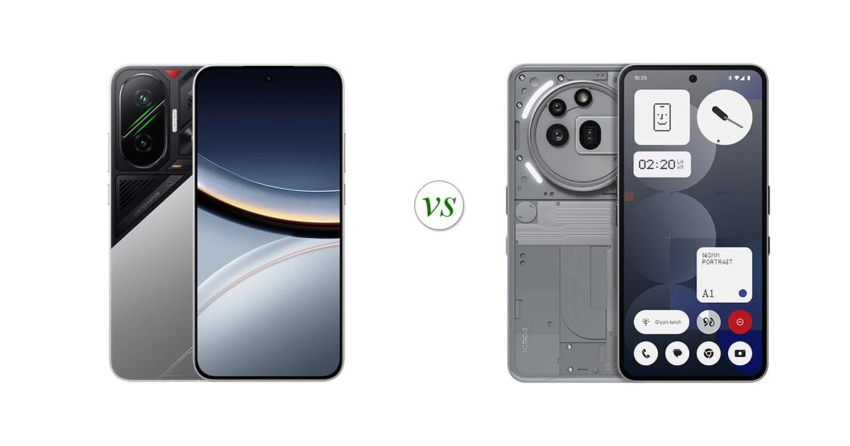 POCO F7 vs Nothing Phone (3a) Pro: Side by Side Specs Comparison