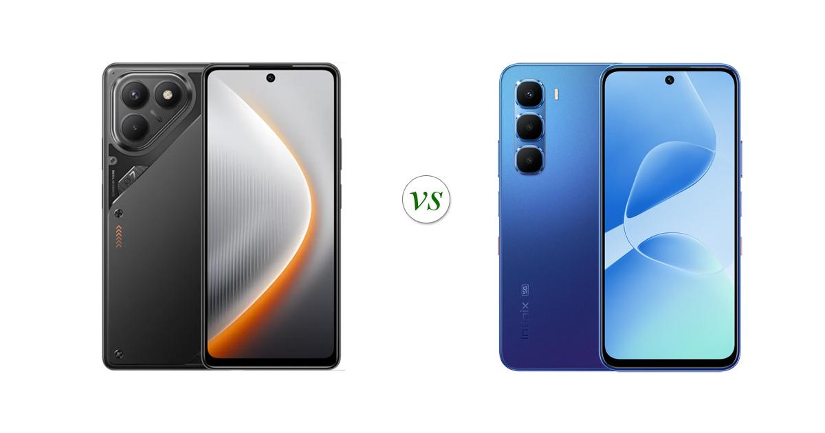 TECNO POVA 7 vs Infinix HOT 60 5G+: Side by Side Specs Comparison