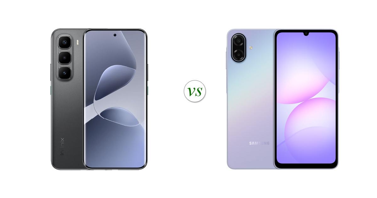Infinix HOT 60 Pro+ vs SAMSUNG Galaxy A07 5G: Side by Side Specs Comparison