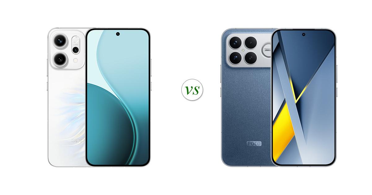 OPPO Reno14 5G vs POCO F8 Ultra: Side by Side Specs Comparison