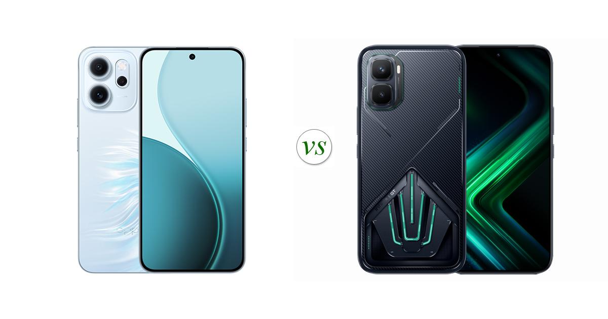OPPO Reno14 F 5G vs Infinix GT 50 Pro 5G: Side by Side Specs Comparison