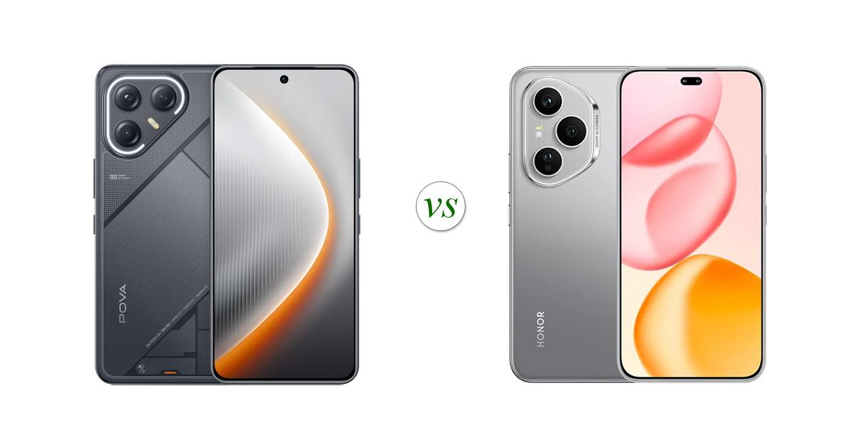 TECNO POVA 7 Ultra 5G vs HONOR 400 Pro 5G: Side by Side Specs Comparison