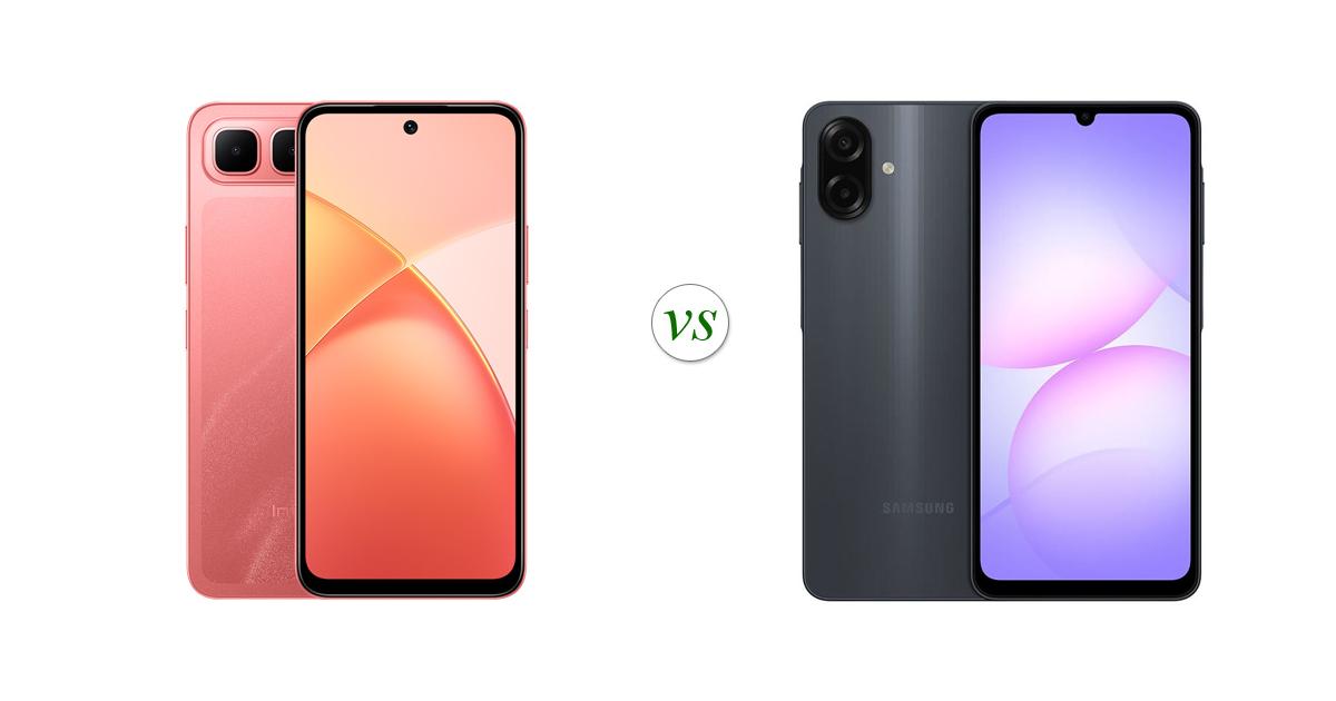 Infinix SMART 10 Plus vs SAMSUNG Galaxy A07: Side by Side Specs Comparison