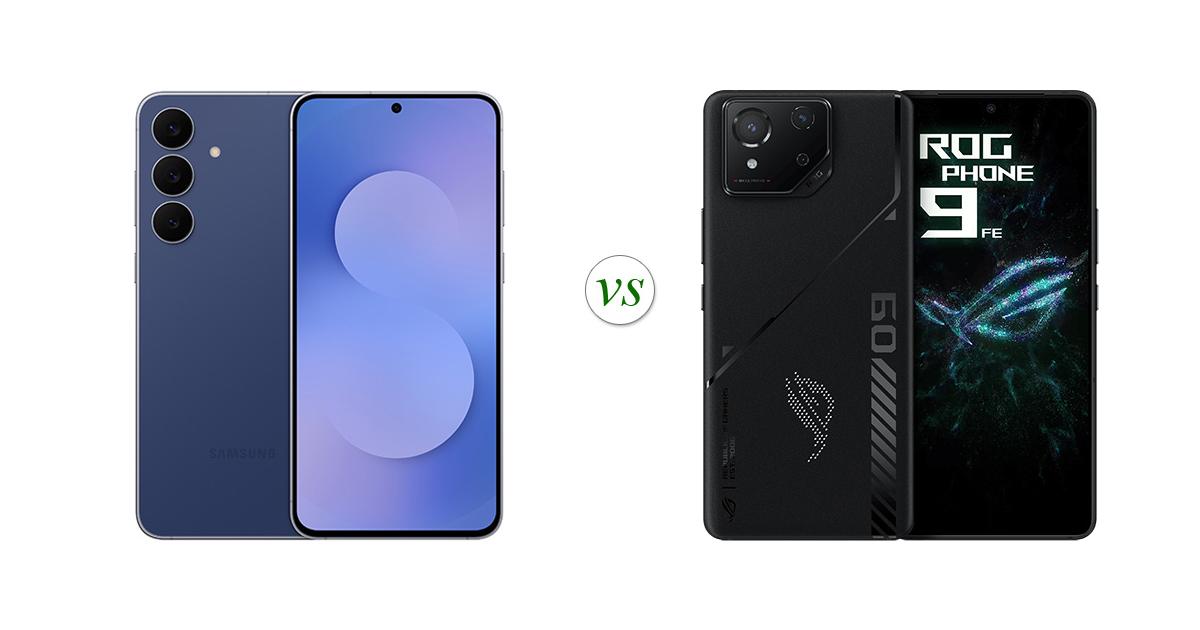 SAMSUNG Galaxy S25 FE vs ASUS ROG Phone 9 FE: Side by Side Specs Comparison