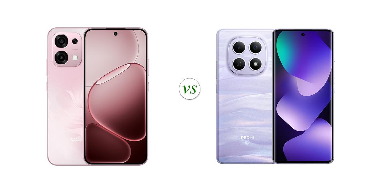 OPPO A6 Pro 5G vs Redmi Note 15 5G: Side by Side Specs Comparison