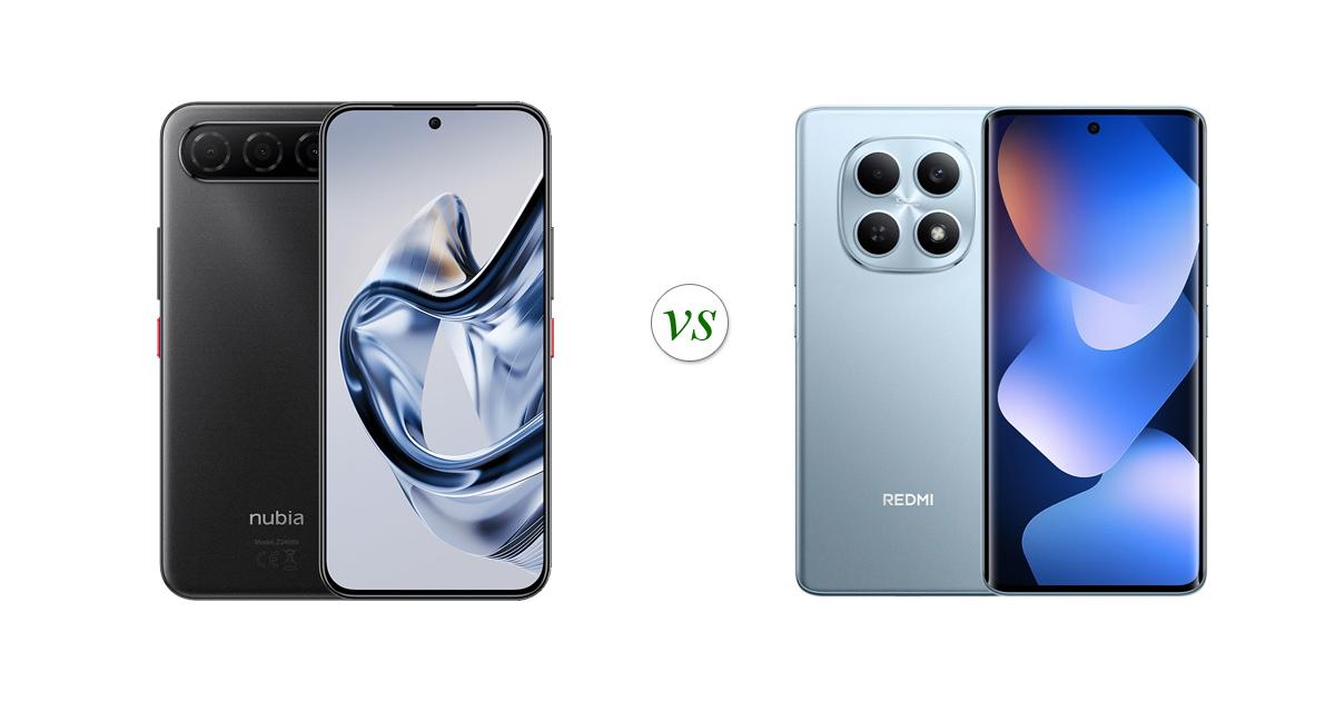 nubia Air 5G vs Redmi Note 15: Side by Side Specs Comparison