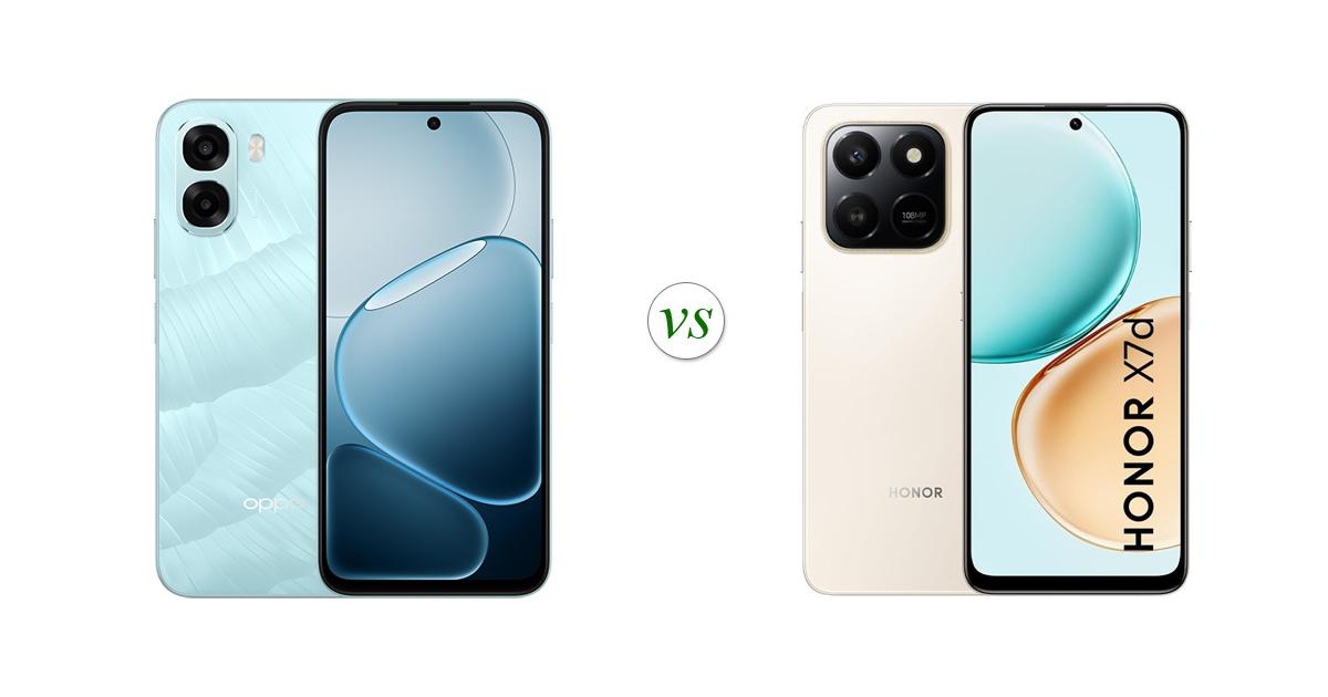 OPPO A6x vs HONOR X7d: Side by Side Specs Comparison