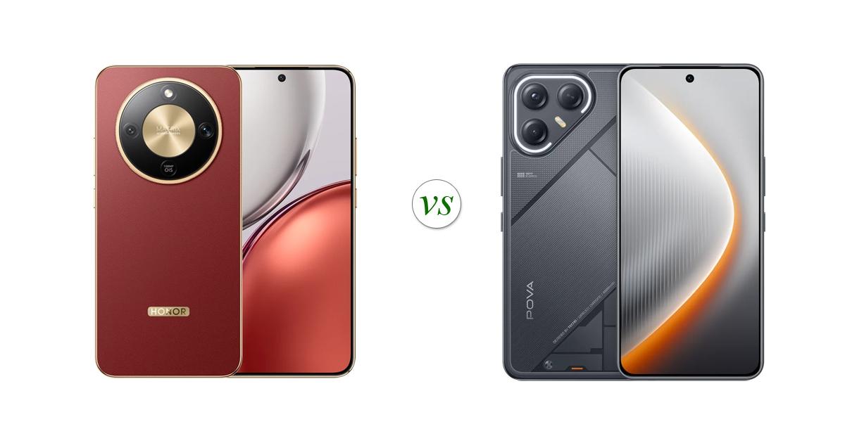 HONOR X9d 5G vs TECNO POVA 7 Ultra 5G: Side by Side Specs Comparison