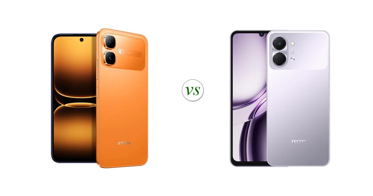Infinix SMART 20 vs TECNO SPARK Go 3: Side by Side Specs Comparison