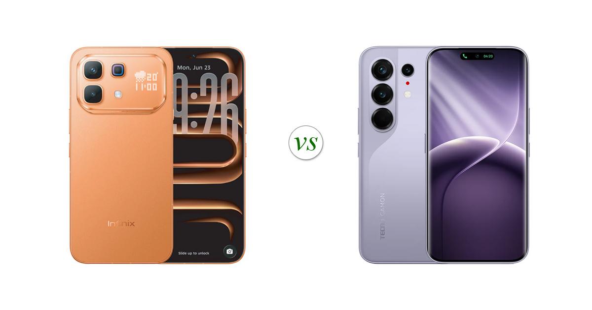 Infinix NOTE 60 Pro vs TECNO CAMON 50 Ultra 5G: Side by Side Specs ...