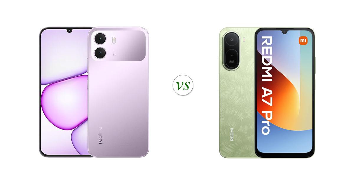 realme P4 Lite vs Redmi A7 Pro: Side by Side Specs Comparison