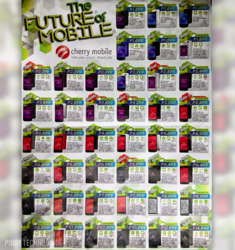 5 New Cherry Mobile Android Phones Appear in ‘The Future of Mobile ...