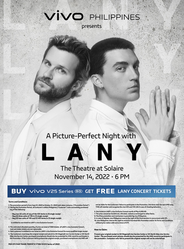 Get FREE LANY Concert Tickets with vivo V25 Series 5G | Pinoy Techno Guide